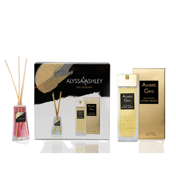 Ambre Gris+ scented home diffuser set