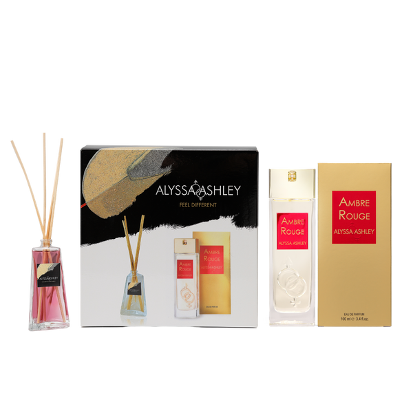Ambre Rouge + scented home diffuser set